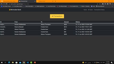 GitHub Kareemfahmy React Banking System Banking System Web Application GRIP Sparks