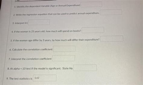 Solved 45 Pts Given Is The Regression Excel Partial Output