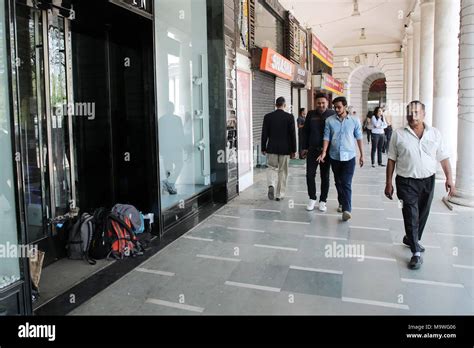 Shop Of Connaught Place Area Delhi Closed During Traders Go On
