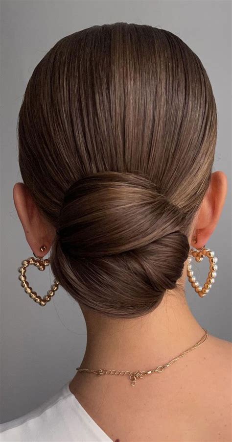 50 Updo Hairstyles Thatre So Stylish Elegant Sleek Low Bun