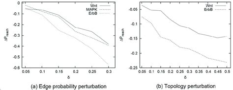 effect of random perturbations applied to the network on the