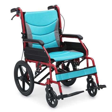 Monicare Fda Approved Lightweight Transport Wheelchair 250lbs Weight Capacity Folding