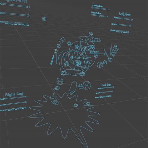 Free Humanoid Blender Rig Model Turbosquid 1438227