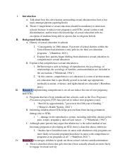 Importance Of Comprehensive Sexual Education In Babes Course Hero
