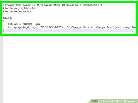 how to get color in c program with pictures wikihow