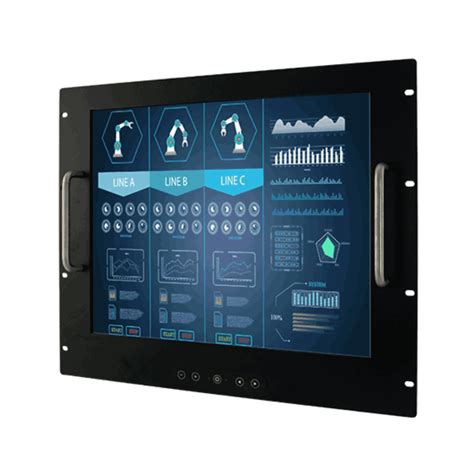 R19L300 RKM2 19 SXGA Industrial Rack Mount Display Things Embedded USA