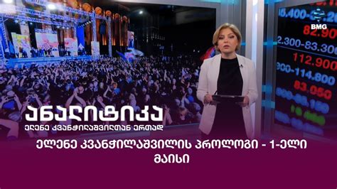 ელენე კვანჭილაშვილის პროლოგი 1 ელი მაისი Youtube