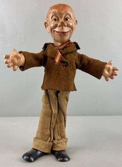 Vintage Ideal Mortimer Snerd Composite Flexy Doll Matthew Bullock Auctioneers