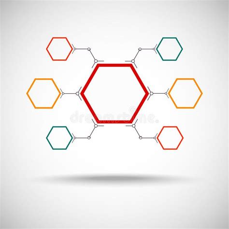 Connected Cells Stock Illustration