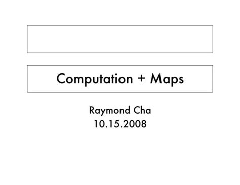 Computation Maps Pdf Internet Computing