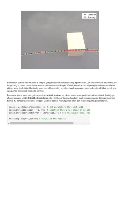 Using Kalman Filter For Object Tracking Matlab And Simulink Example Pdf
