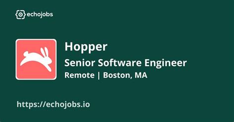 Hopper Is Hiring Senior Software Engineer Fullstack Homes Remote Remote Boston Ma Us
