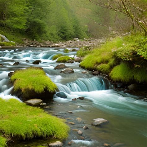 Stream Water Flowing Spring Spring Spring Spring Water Source Dynamics