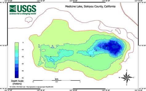 Medicine Lake Bathymetry And Sediment Coring Project