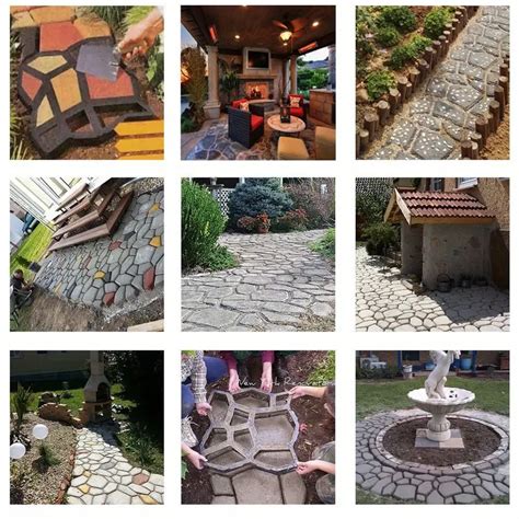 시멘트 바닥 금형 정원 바닥 타일 바닥 주차장 포장 새김형 Diy 금형 Temu Republic Of Korea