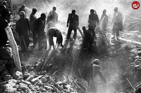 تصاویر تکان دهنده از زلزله بوئین زهرا؛ سال ۱۳۴۱ عکس خبرآنلاین