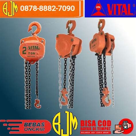 Promo Chain Block 2 Ton X 3 Meter Vital Made In Japan Diskon 23 Di