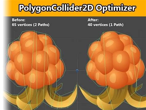 Polygoncollider2d Optimizer Super Simple Workflow Edit Multiple Objects Real Results