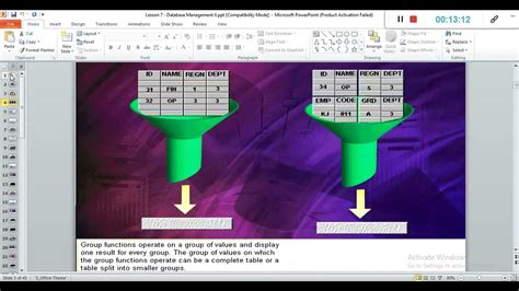 Aggregation Functions In Mysql Workbench Youtube