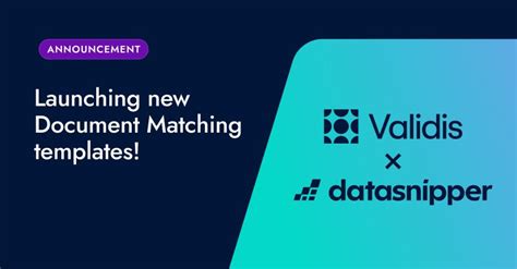 Some Exciting News Seamlessly Flow Data Directly From Validis Into Datasnipper Simply Head Over
