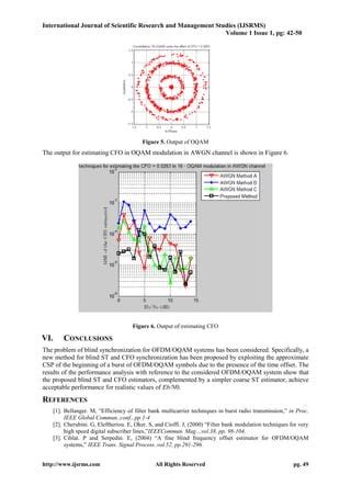 ESTIMATION OF SYMBOL TIMING AND CARRIER FREQUENCY OFFSET USING SYNCHRONIZATION SCHEME PDF