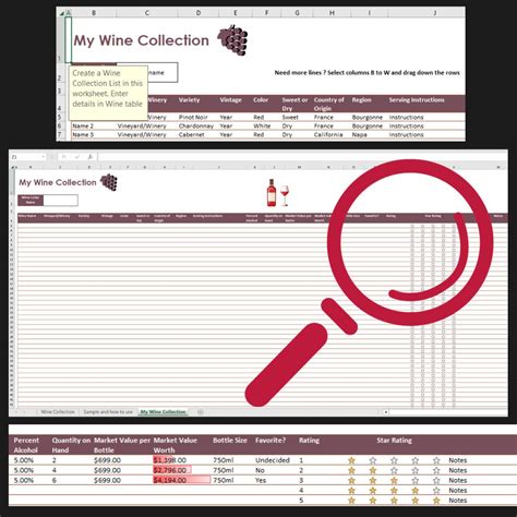 Wine Inventory Management Wine Lovers Wine Planner Wine Collection Organization Inventory