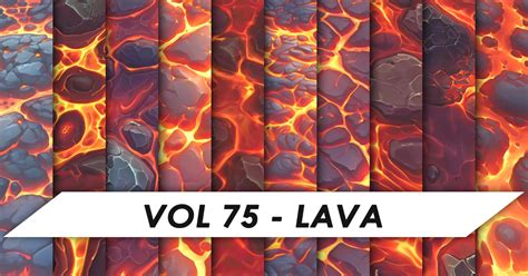 Stylized Textures Vol 75 Lava 2d Textures And Materials Unity