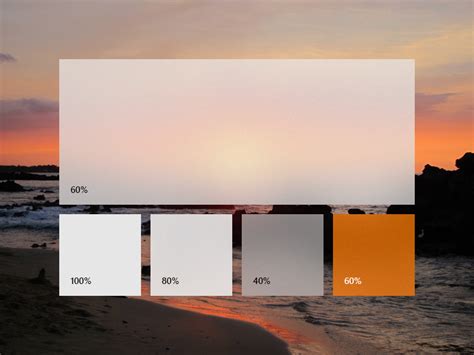 Diy A Web Version Of The Fluent Design Systems Acrylic Material By Joe Day Microsoft