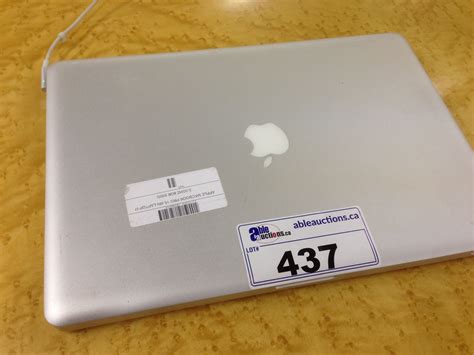 Apple Macbook Pro 15 With Intel Core I7 Processor Serial Number W802229zagz No Power Supply