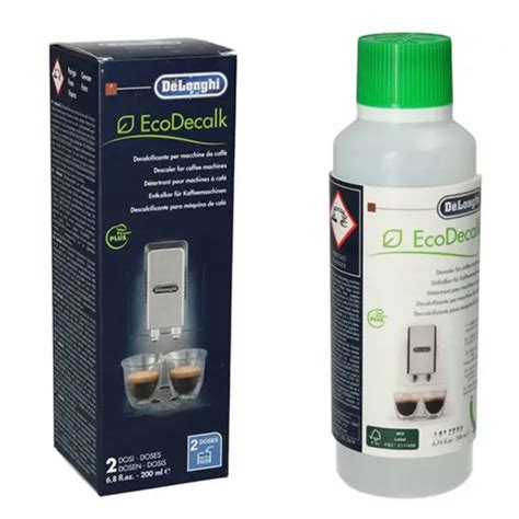 Декальценатор для очистки кофемашин от накипи Delonghi EcoDecalk 200 мл ...