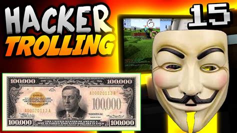 Minecraft Hacker Trolling 600 Rank Hacks Again Ep 15