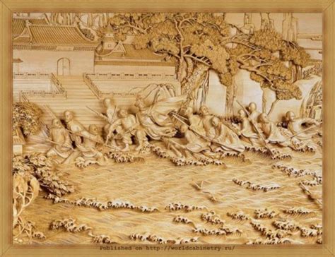 Китайская резьба по дереву