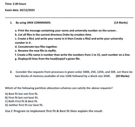 Solved By Using Unix Commandsa ﻿print The Message