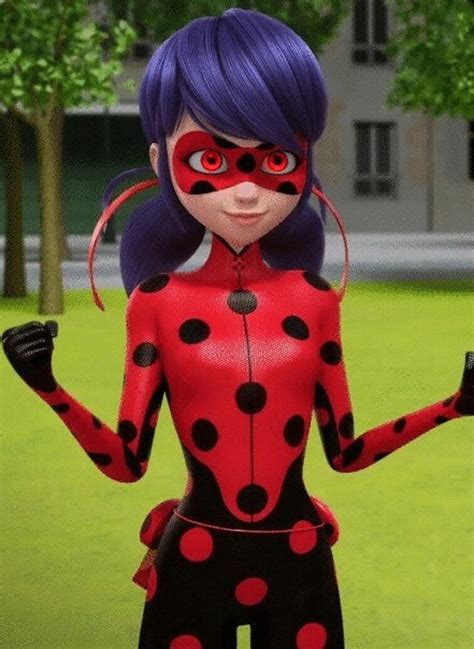 Mayura With Red Hair Ladybug Modified Suit With Red Eyes Fandom