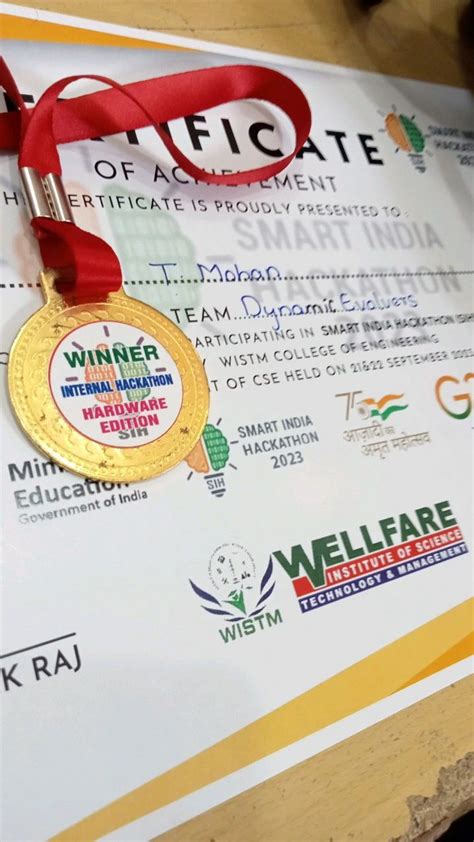 Mohan Thambabattula On Linkedin Internalhackathonchamp Ai Softwareenthusiast Teamleader