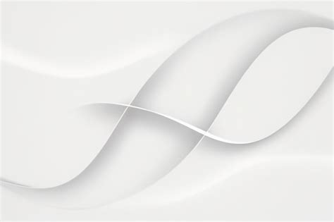 Premium Photo 3d White Geometric Abstract Background Overlap Layer On Bright Space With Waves