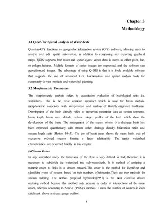 Morphometric Analysis And Prioritization Of Watersheds Of Mahanadi