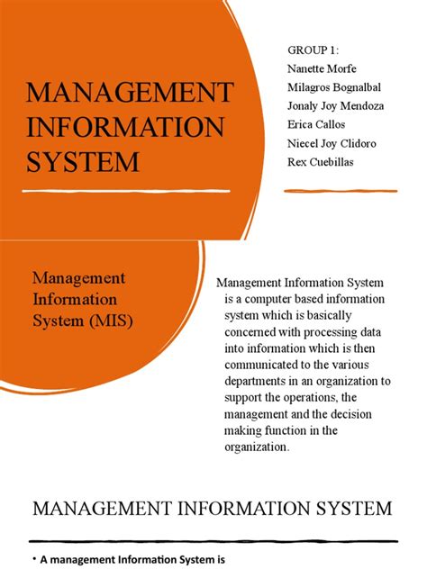 Management Information System 1 Pdf Management Information System