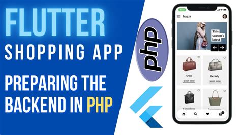 Flutter Shopping App Tutorial 6 Start Preparing The Backend In Php