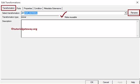 Joiner Transformation In Informatica