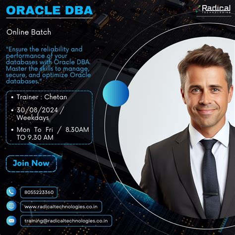 Radical Technologies India On Linkedin Oracle Dba Online Project Oriented Training On 30th Aug