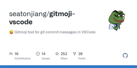 GitHub Seatonjiang Gitmoji Vscode Gitmoji Tool For Git Commit Messages In VSCode