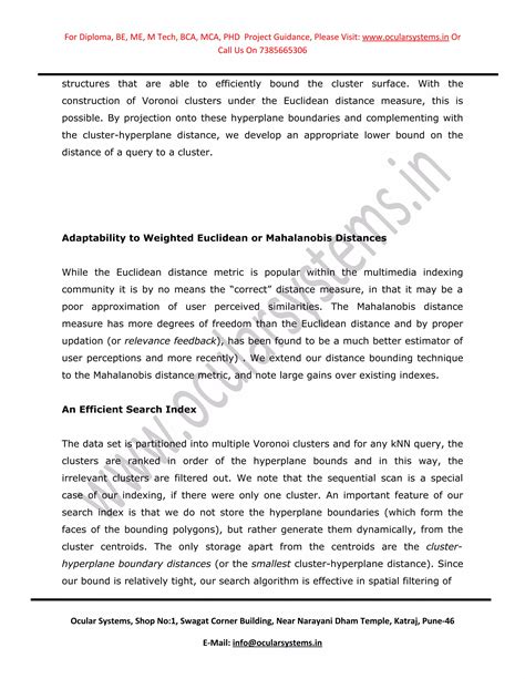 Adaptive Cluster Distance Bounding Doc Search Internet
