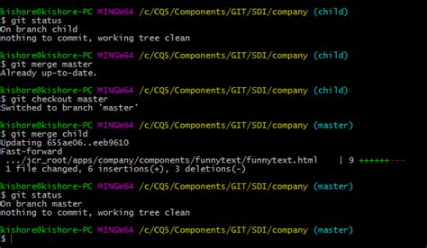 Git master merge 35 Слияние в ветку master