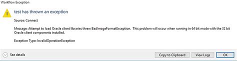 Unable To Connect Oracle Db Throws An Error Attempt To Load Oracle Client Libraries Threw