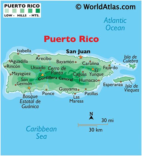 Puerto Rico Maps And Facts World Atlas