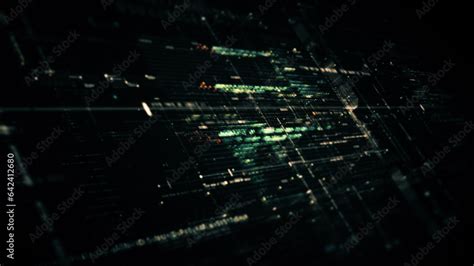 Advanced Data Matrix Simulation Ui With Cutting Edge Digital Environment With A Dynamic And