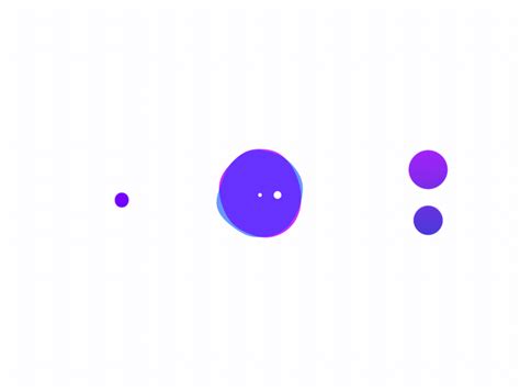 An Image Of Three Circles That Are In The Same Color As One And Two Dots On The Other Side