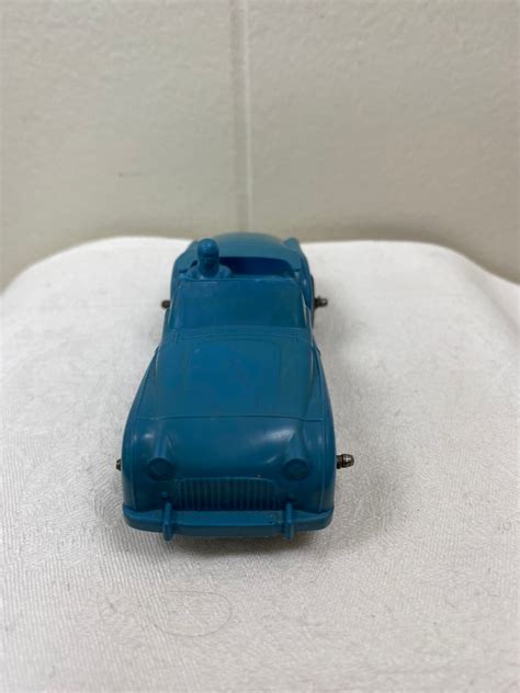 Vintage Irwin British Sports Car Toy Rubber Blue 3 5” Etsy