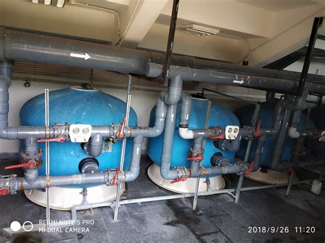 Generic Fiber Glass Swimming Pool Filtration Systems For Commercial Flow Rate 1 Lac Litr At